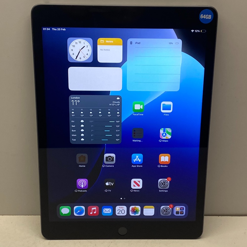 Used Apple iPad 9th Generation Model A2602 64GB WiFi - Own4Less